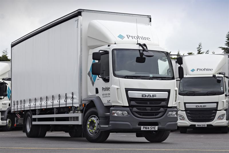 First DAF Euro 6 models prove successful choice for growth of Prohire’s ...