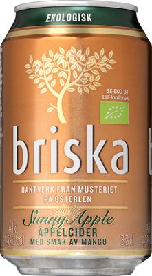 Briska lanserar ekologiska sommarcidern Sunny Apple – med smak av mango ...