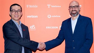 Harrison Lung Group Chief Strategy Officer, e&, and Anthony Bartolo CEO ...