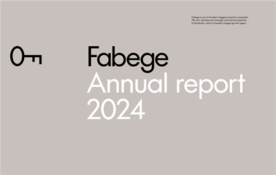 Fabege publishes the Annual Report for 2024 - Fabege