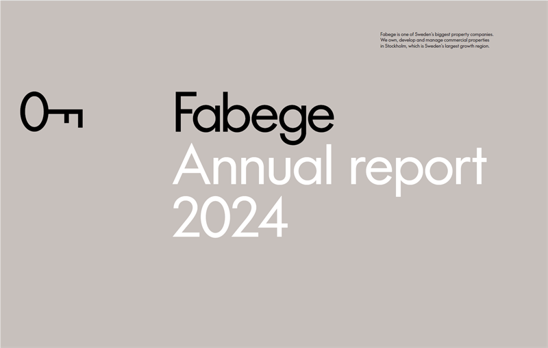 Fabege publishes the Annual Report for 2024 - Fabege
