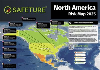 Safeture Launches Updated Risk Maps for Global Travelers - Safeture AB