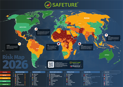 New Risk Map 2026 Reveals the World’s Most Dangerous Destinations — and ...