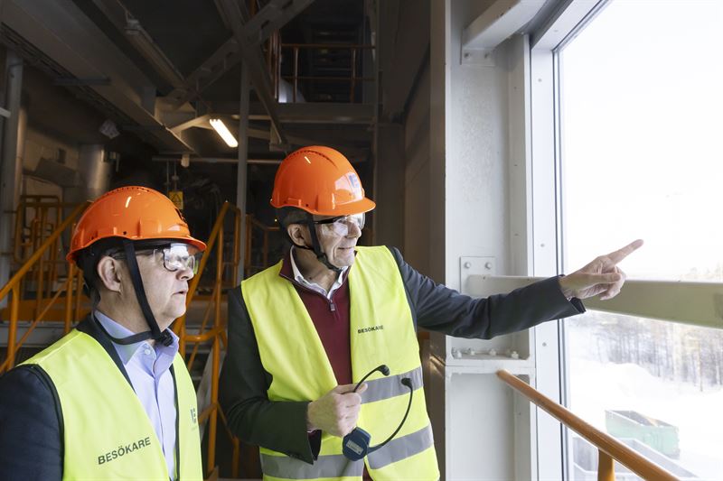 Jan Ridfeldt CEO Umea Energi Claes Fredriksson CEO och founder Liquid ...
