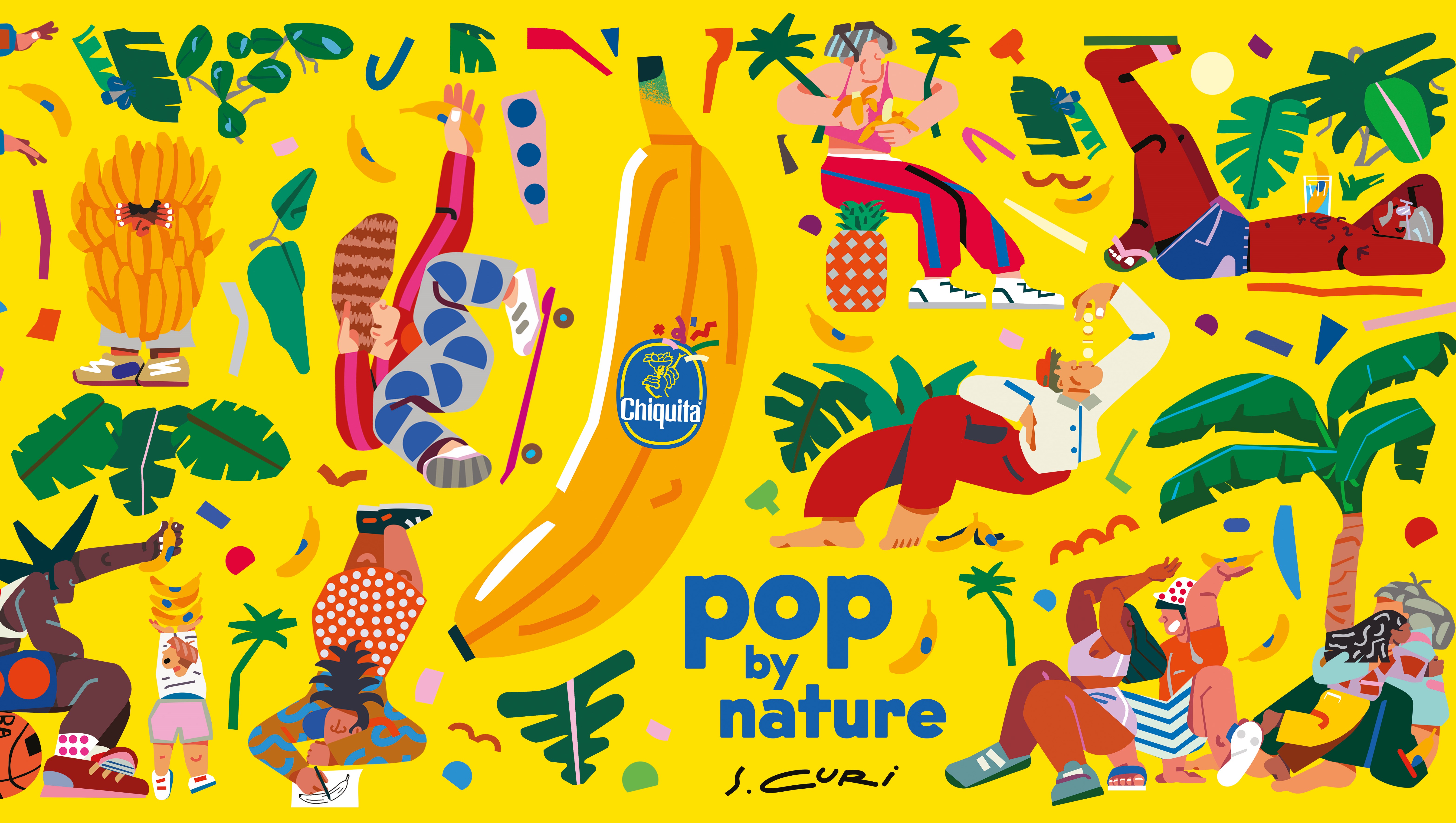 Chiquita Unveils Pop by Nature 2.0 Campaign with Artist Sebastian Curi ...