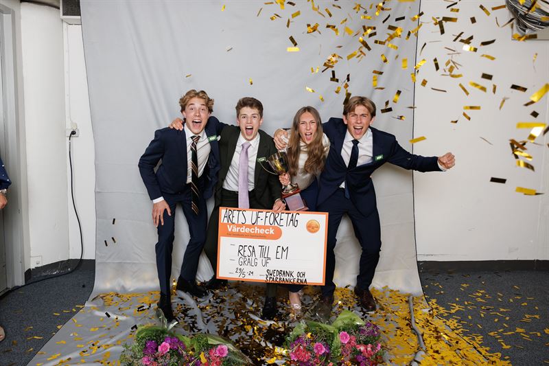 pressbild SM i Ung Företagsamhet 2025 Gralg - Ung Företagsamhet