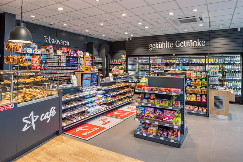 Die neue star Tankstelle in Lampertheim - Shop- und Bistrobereich ...