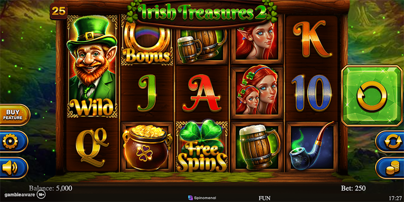 Spinomenal Introduces Irish Treasures 2 Title - iGaming News