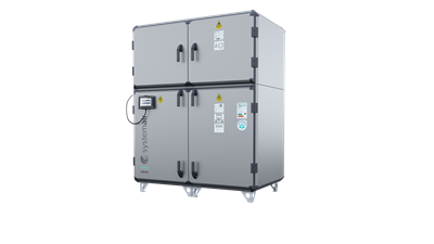 TOPVEX TRHP 35 rightview doors closed - Systemair Sverige
