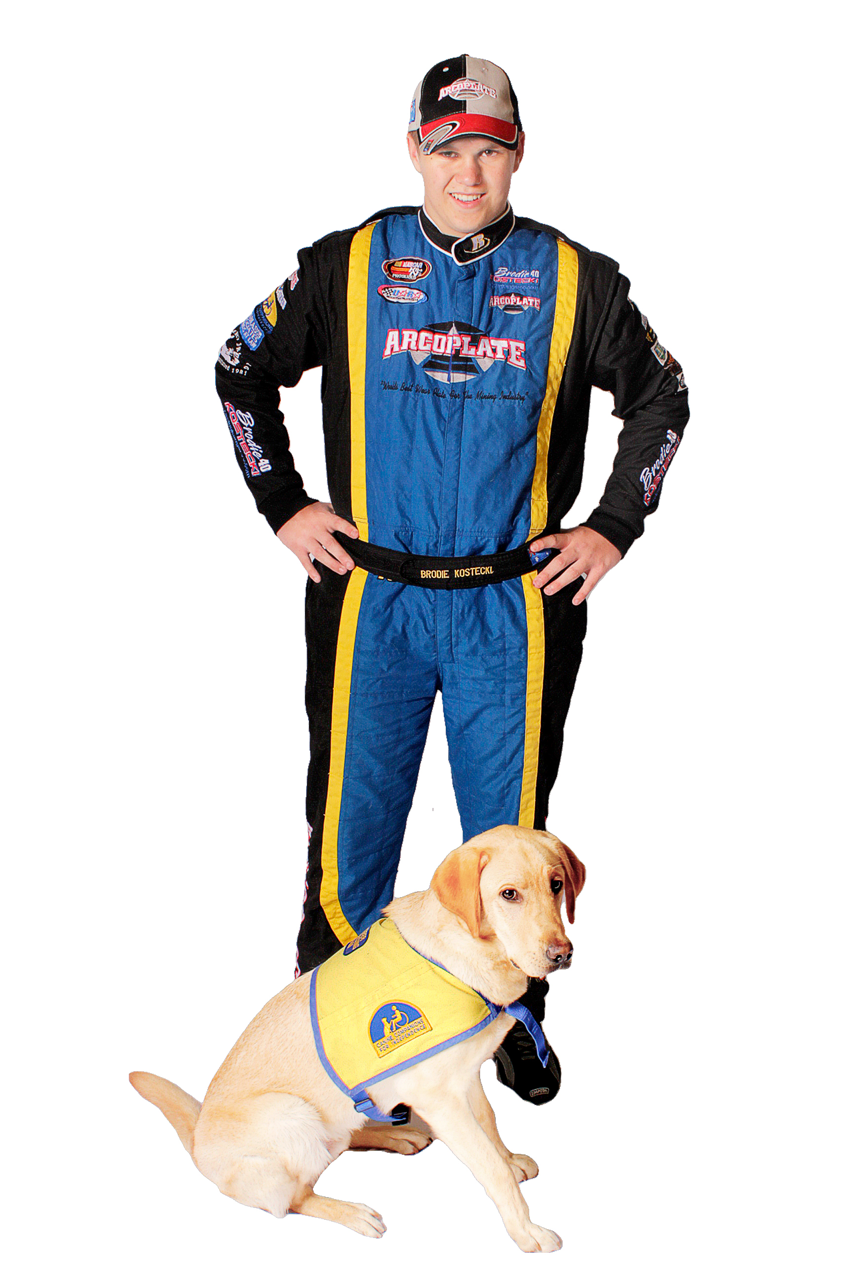 15-Year-Old NASCAR Driver Helps Provide Assistance Dogs