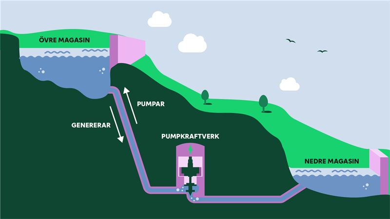 Fortum ansöker om tillstånd för pumpkraft vid Lekstjärnen – kan stärka ...