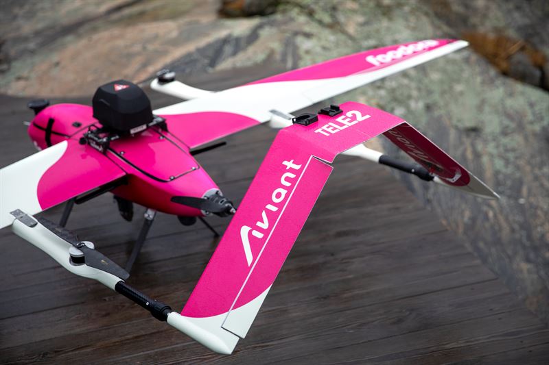 Foodora Delivery drone - Tele2 AB